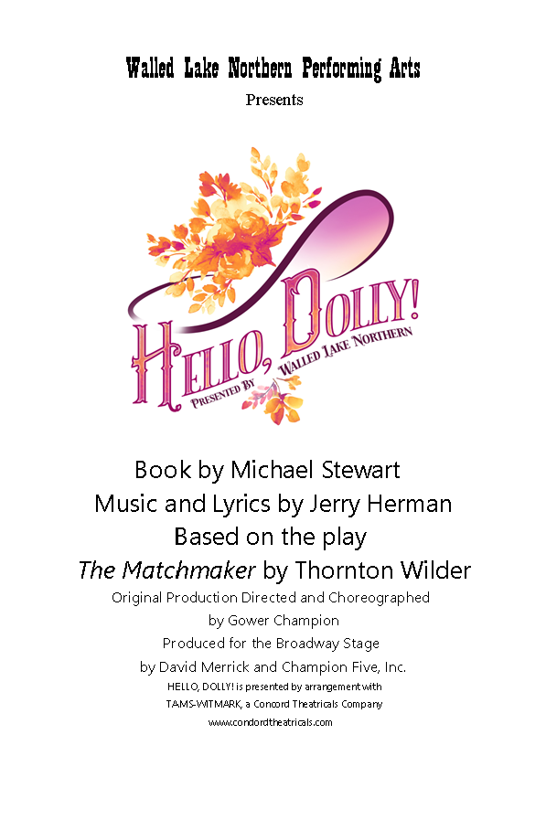 Hello Dolly Program – Walled Lake Schools